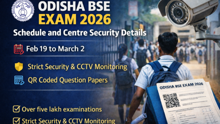 Odisha BSE Class 10 Board Exam 2026 Date Sheet, Schedule And Exam ...